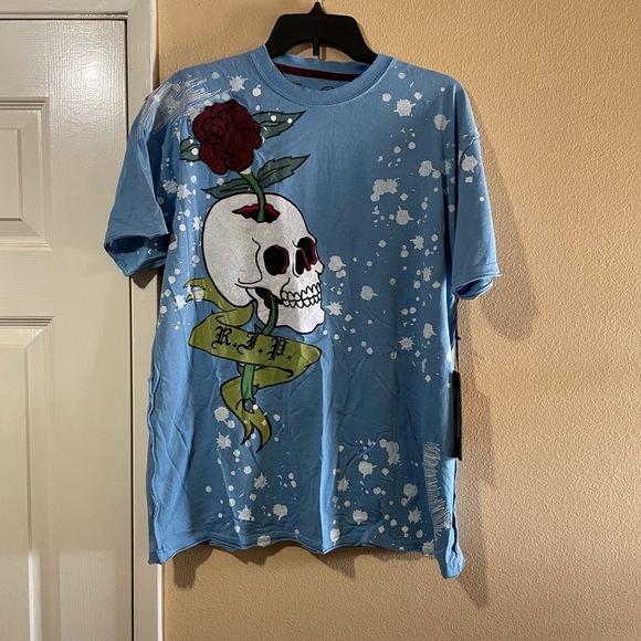 Edward Dada | Shirts | Edward Dada Skull Tshirt | Poshmark